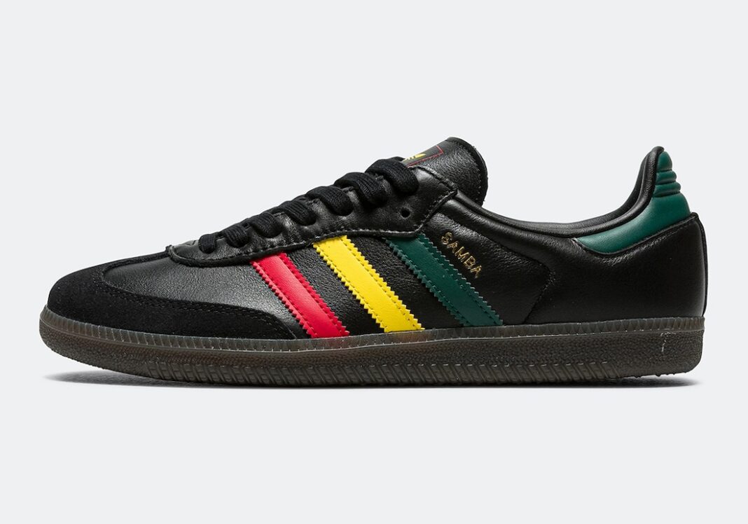 adidas Samba OG Rasta Pack White IH3118 Black IH3119