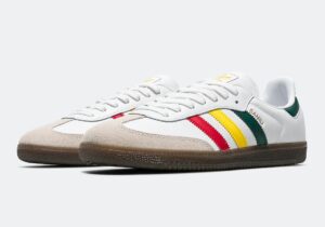 adidas Samba OG Rasta Pack White IH3118 Black IH3119