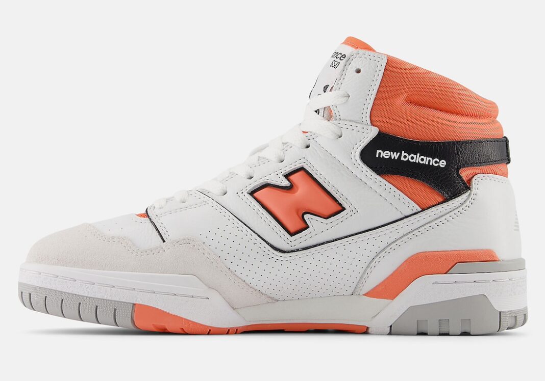 New Balance 650 White Orange BB650REB