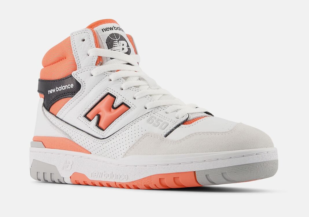 New Balance 650 White Orange BB650REB
