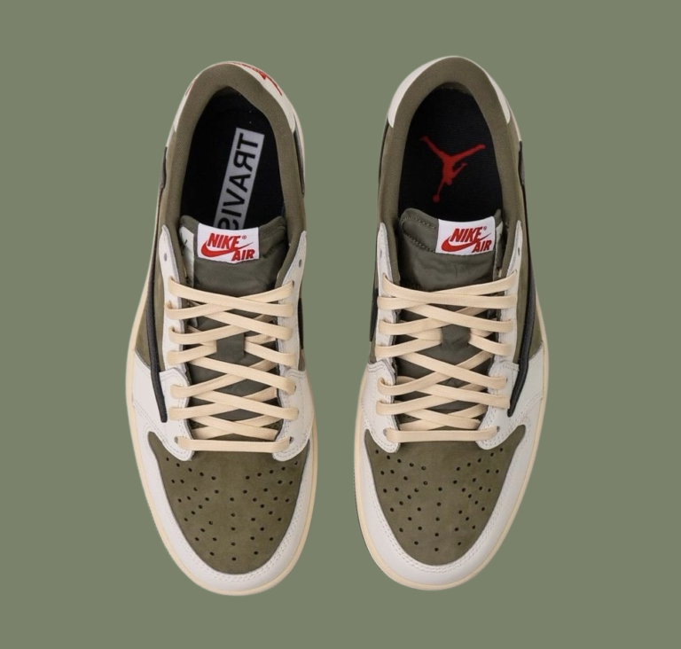Travis Scott x Air Jordan 1 Low OG Medium Olive DM7866-200