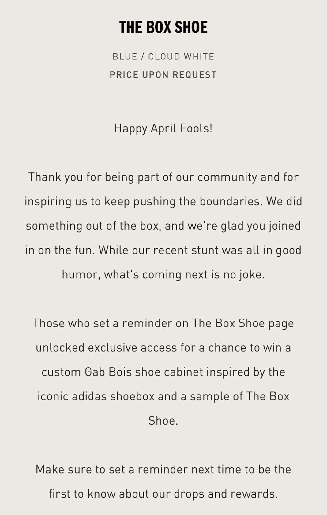 adidas The Box Shoe Blue White AF0104