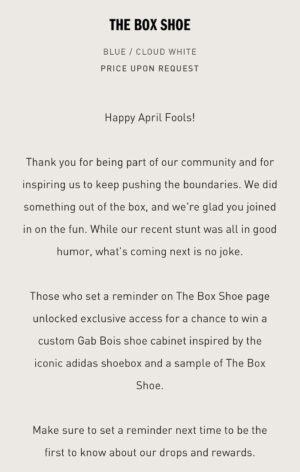 adidas The Box Shoe Blue White AF0104