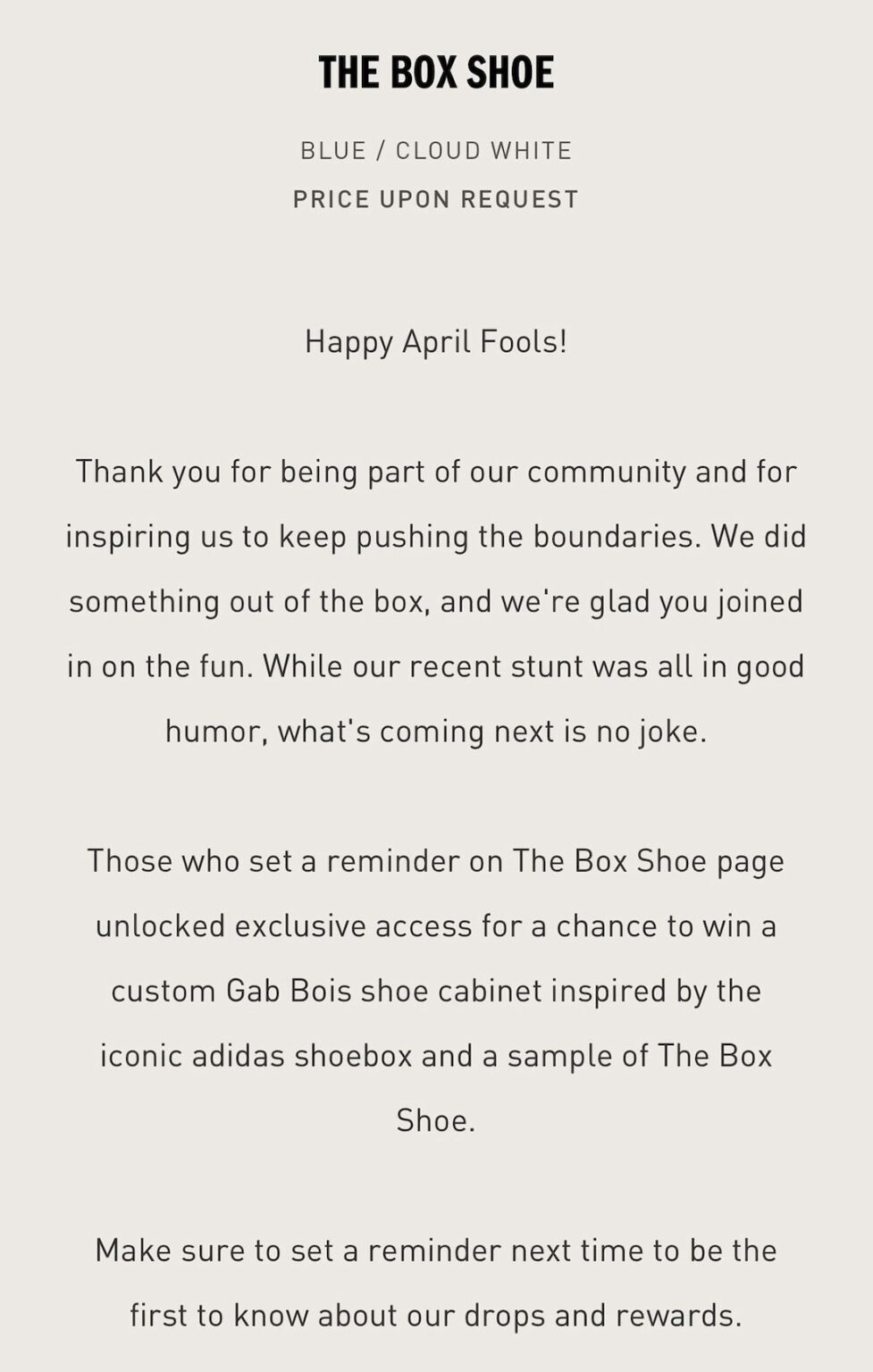 adidas The Box Shoe Blue White AF0104