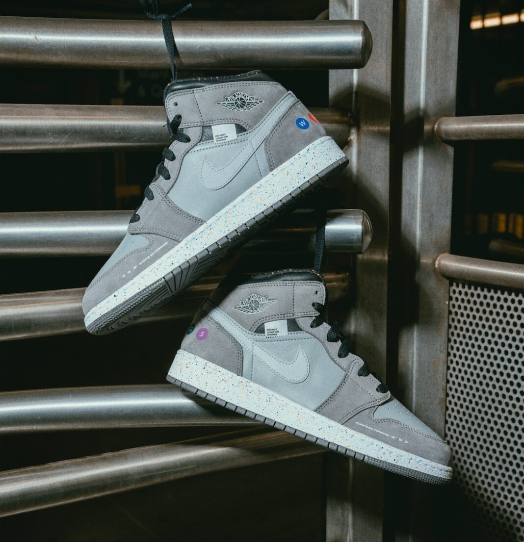 Air Jordan 1 Mid Wings NYC Subway FZ1209-001