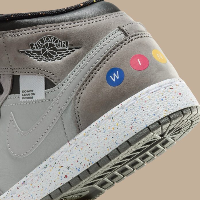 Air Jordan 1 Mid Wings NYC Subway FZ1209-001