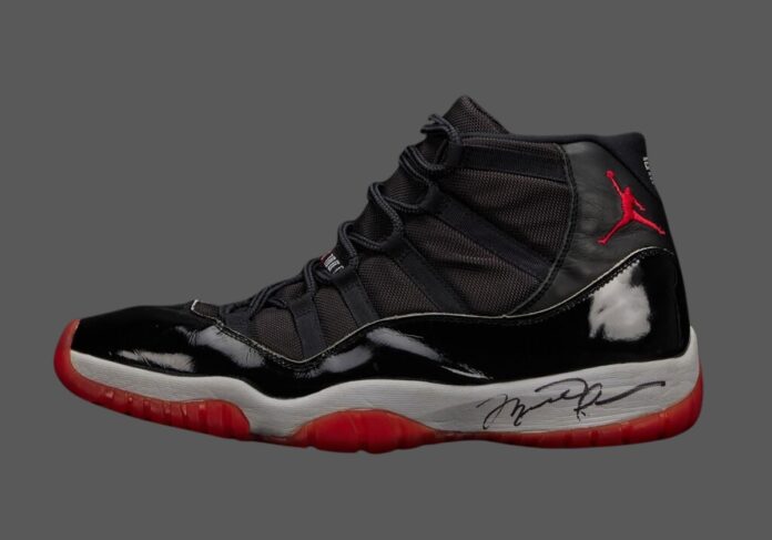Michael Jordan's 1996 NBA Finals Air Jordan 11 Bred