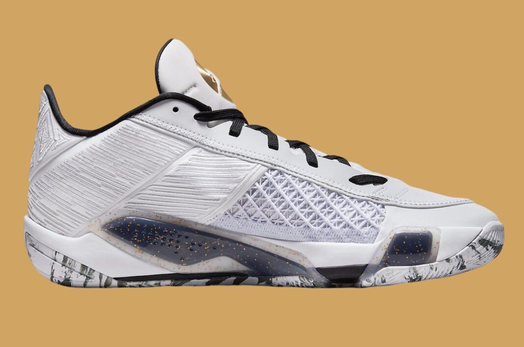 Air Jordan 38 Low White Metallic Gold FD2326-107