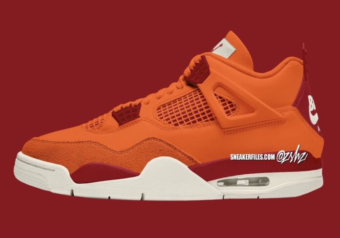 Nigel Sylvester x Air Jordan 4 Bike Air Firewood Orange HF4340-800