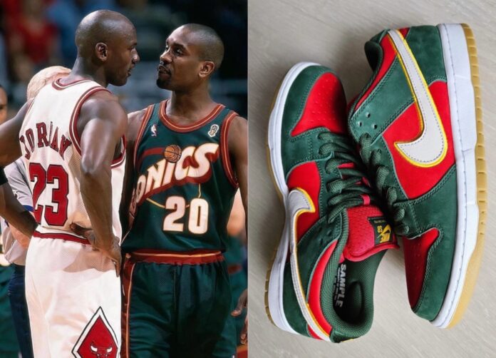 Nike SB Dunk Low PRM Seattle Supersonics FZ1287-300