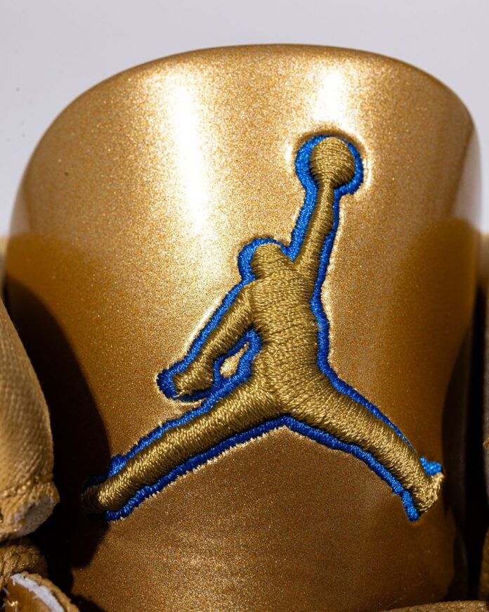 Air Jordan 3 UCLA Gold Cleats