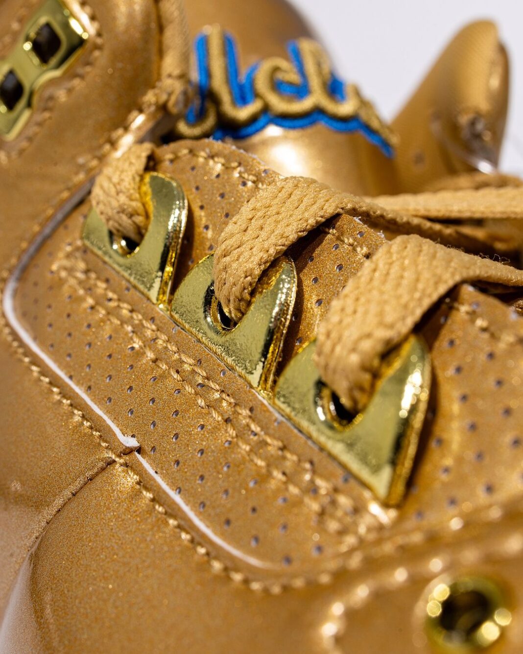 Air Jordan 3 UCLA Gold Cleats