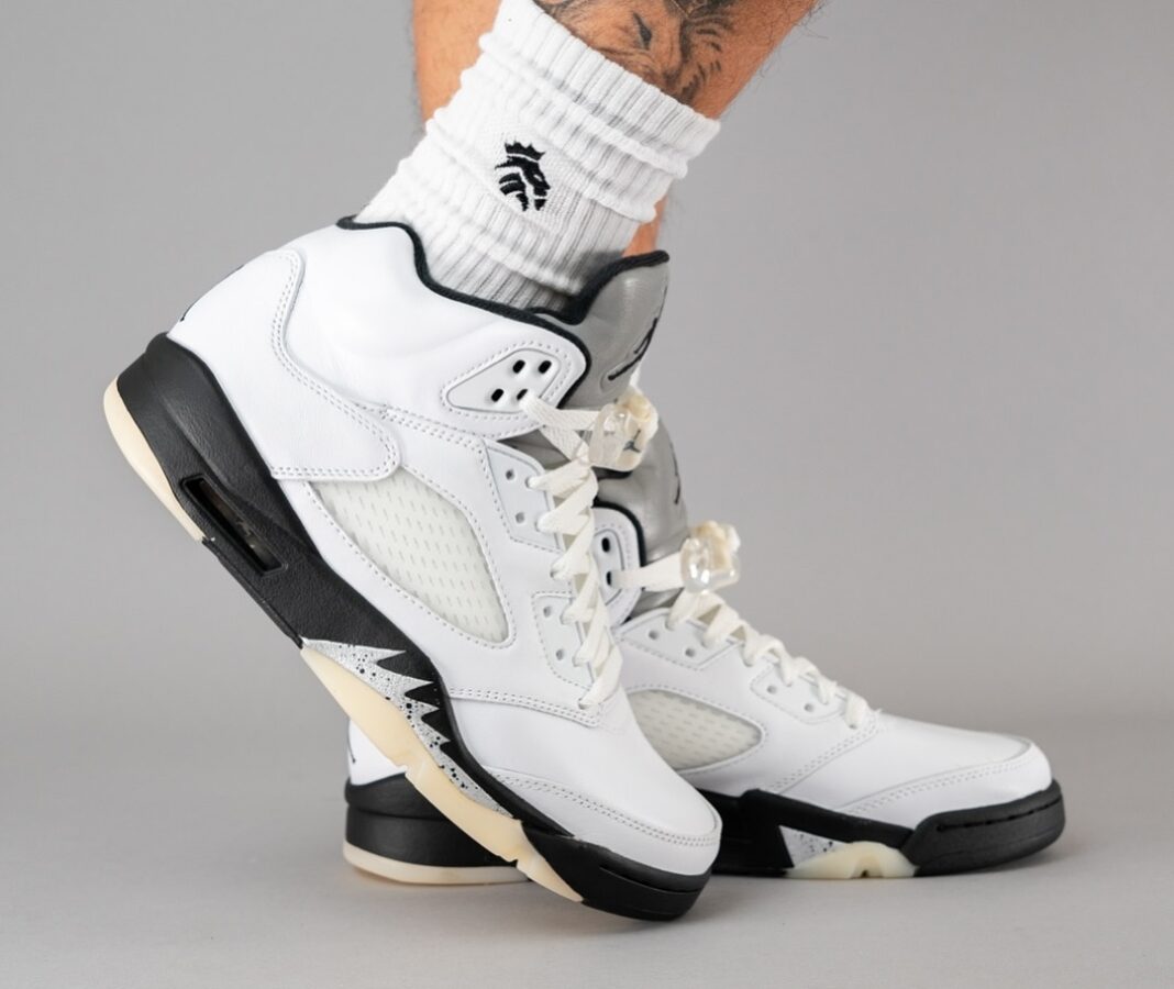 Air Jordan 5 White Black DD0587-110