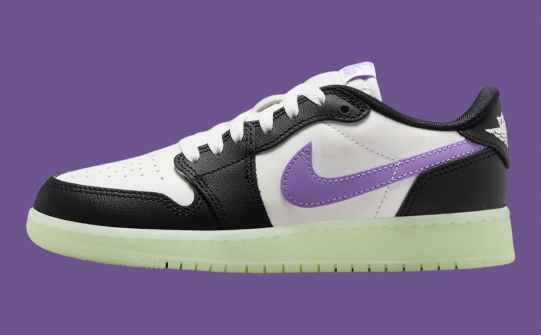 Air Jordan 1 Low OG GS Black Raspberry HF0410-001