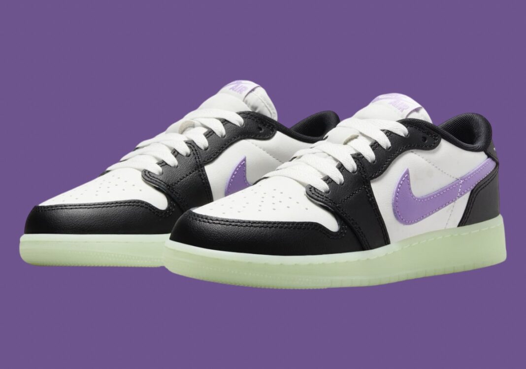 Air Jordan 1 Low OG GS Black Raspberry HF0410-001