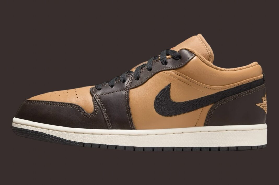 Air Jordan 1 Low Flax Baroque Brown HQ3603-201