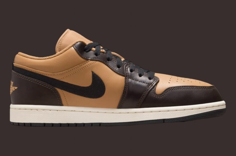 Air Jordan 1 Low Flax Baroque Brown HQ3603-201