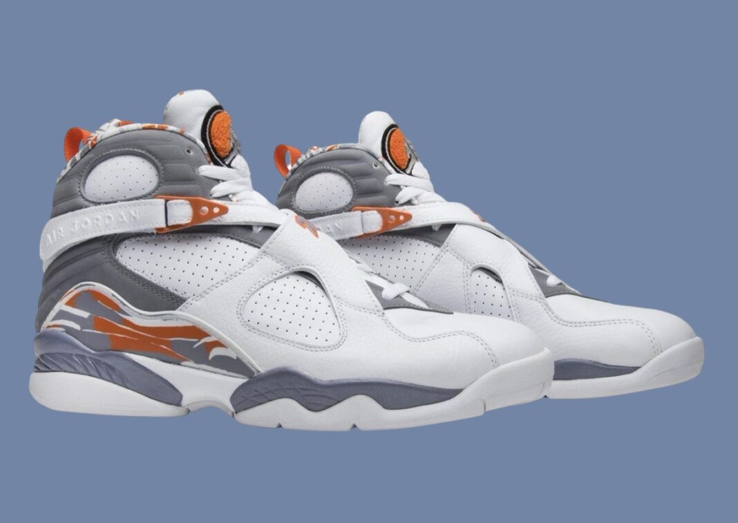 Air Jordan 8 LS Pea Pods vs Orange Blaze Comparison