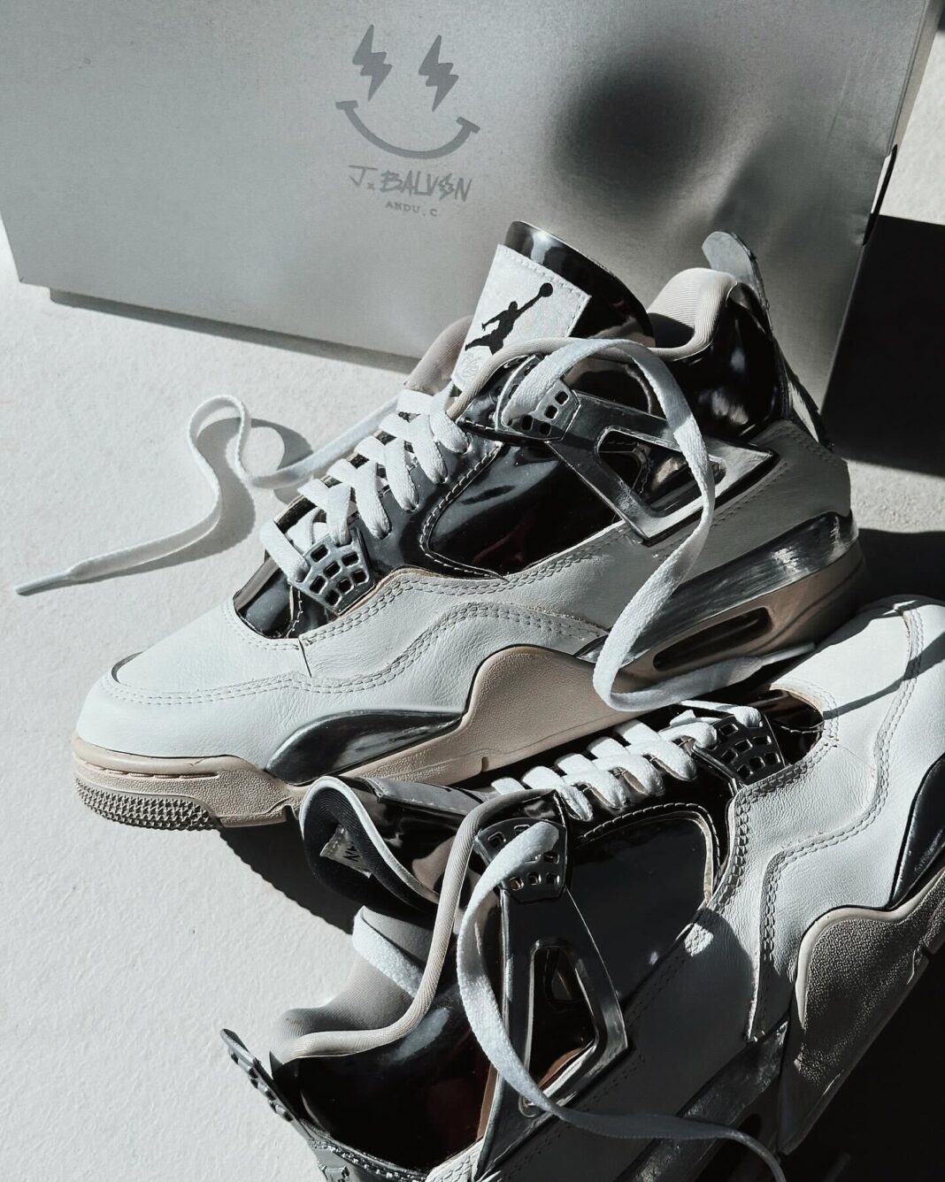 J Balvin x Air Jordan 4 Rayo Custom