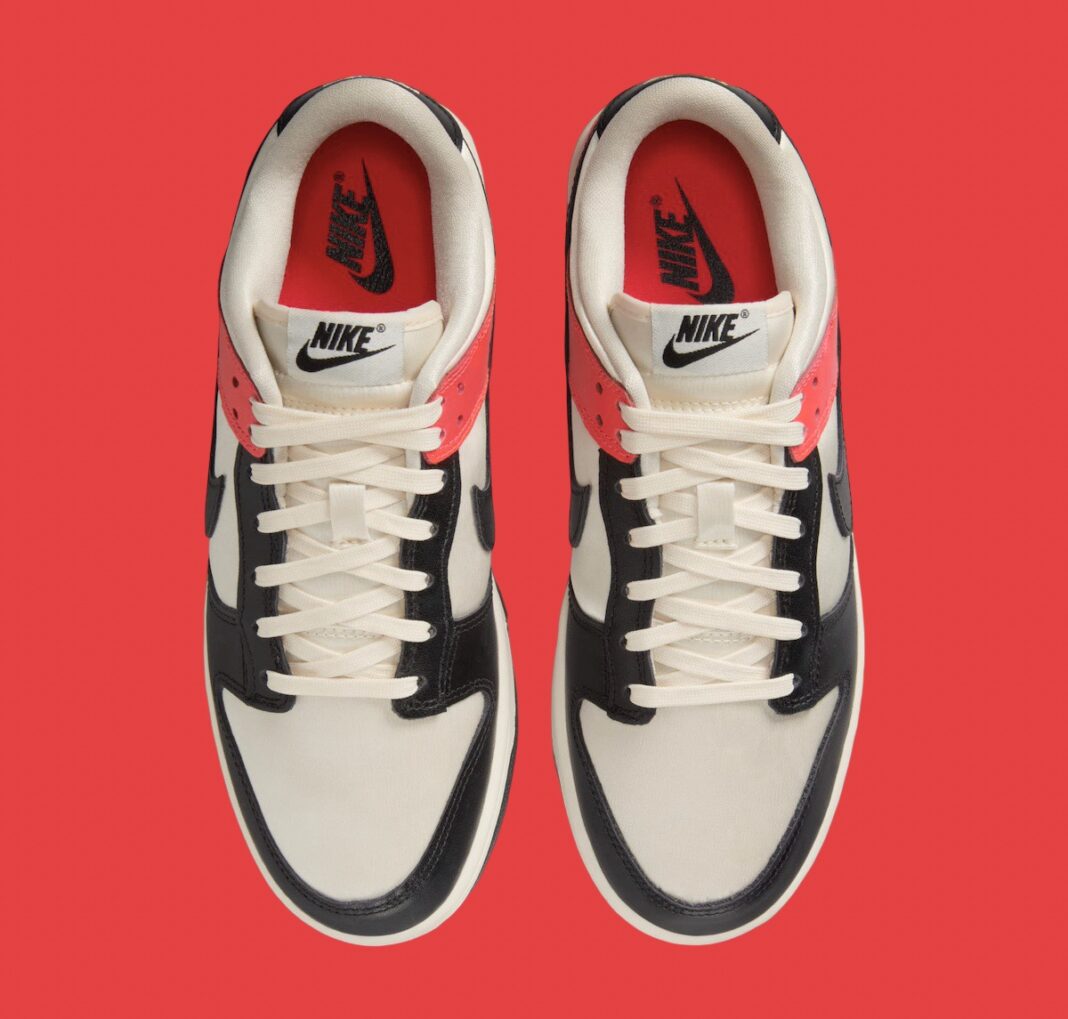 Nike Dunk Low Black Toe Bright Crimson HQ3423-635