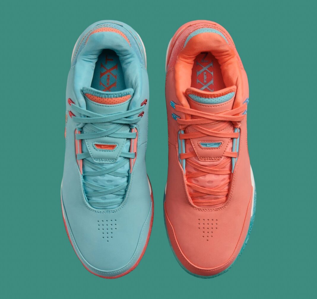 Nike LeBron NXXT Gen AMPD Mineral Blue Light Wild Mango FJ1566-401