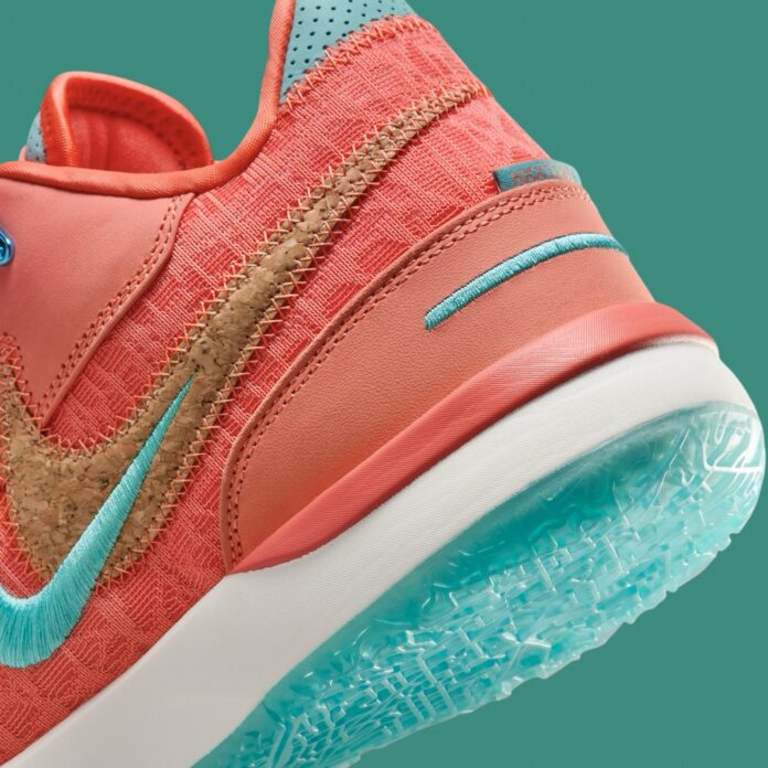 Nike LeBron NXXT Gen AMPD Mineral Blue Light Wild Mango FJ1566-401