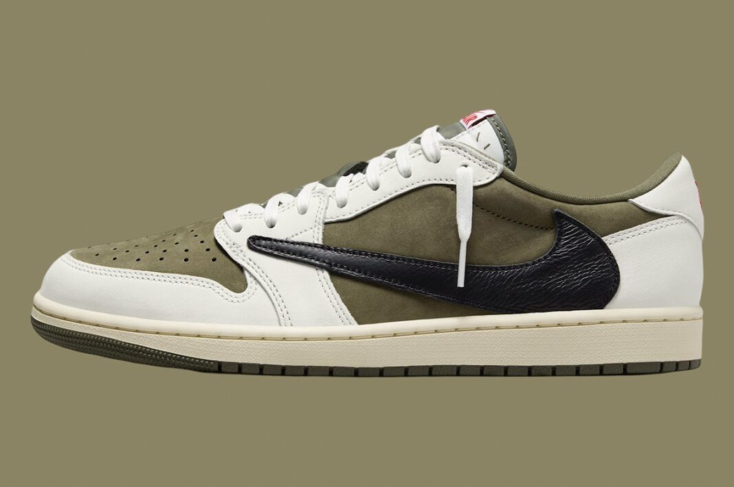 Travis Scott x Air Jordan 1 Low OG Medium Olive DM7866-200