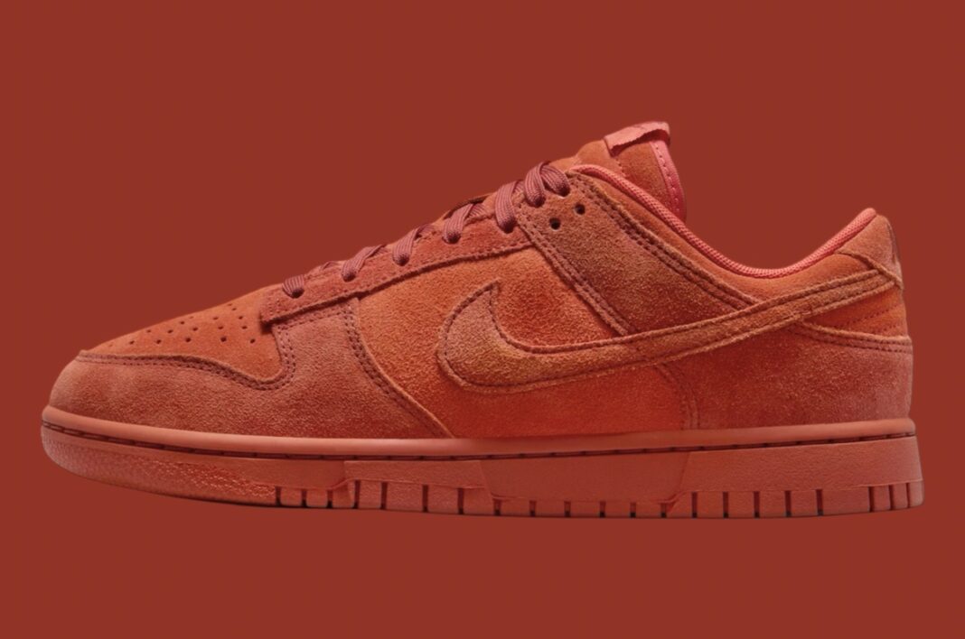 Nike Dunk Low SE Suede Picante Red Dragon Red HV5756-633