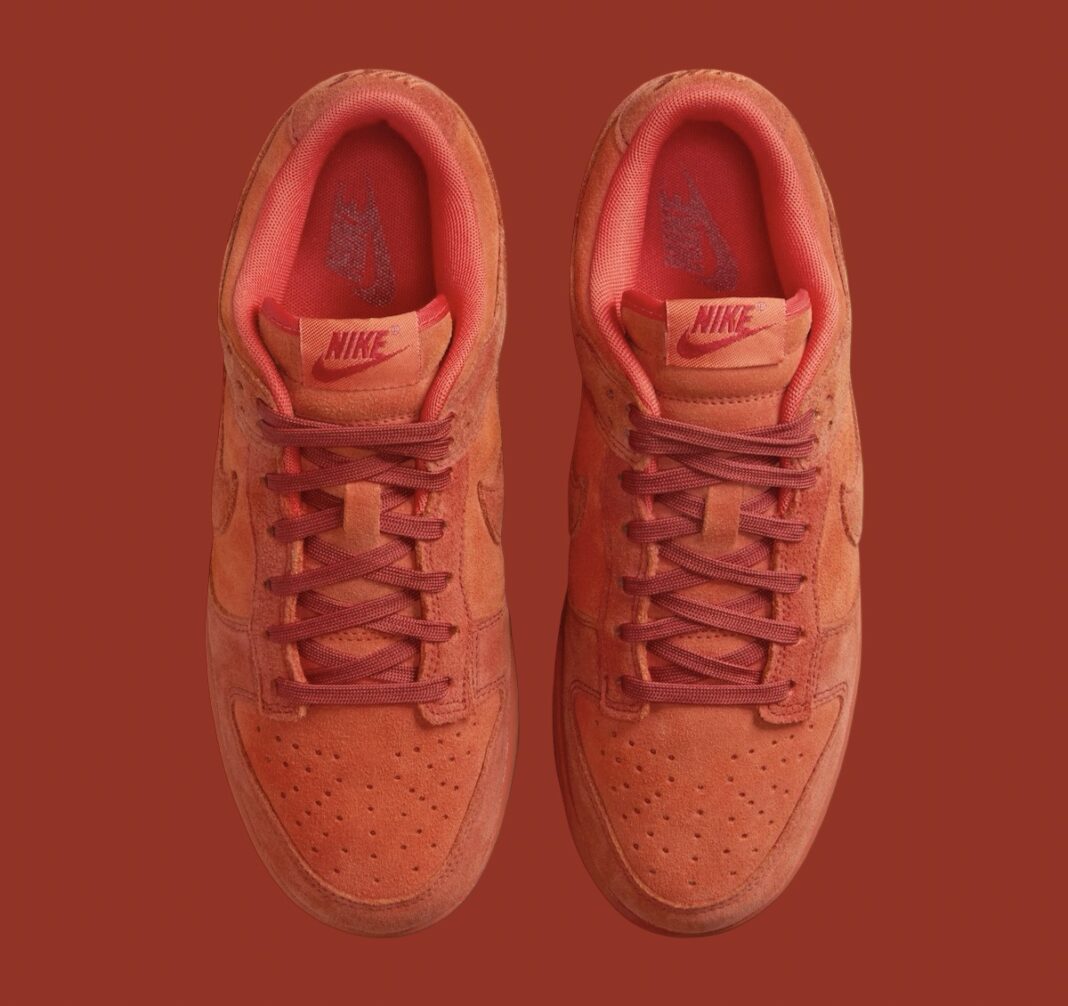 Nike Dunk Low SE Suede Picante Red Dragon Red HV5756-633