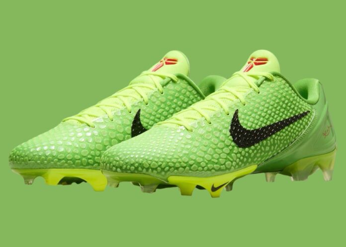 Nike Vapor Edge Kobe 6 Grinch Cleats FQ7645-300