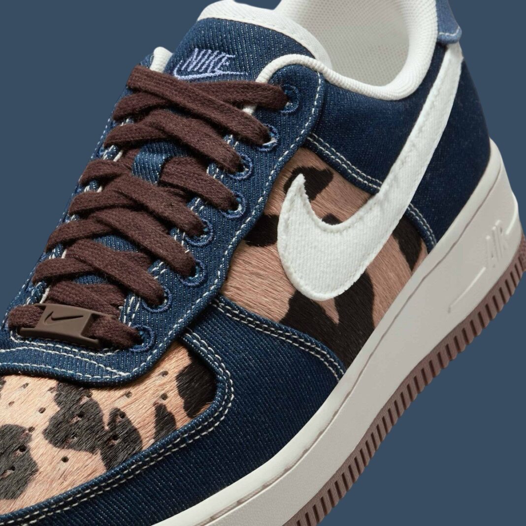 Nike Air Force 1 Low Cheetah Blue Denim IB3674-400