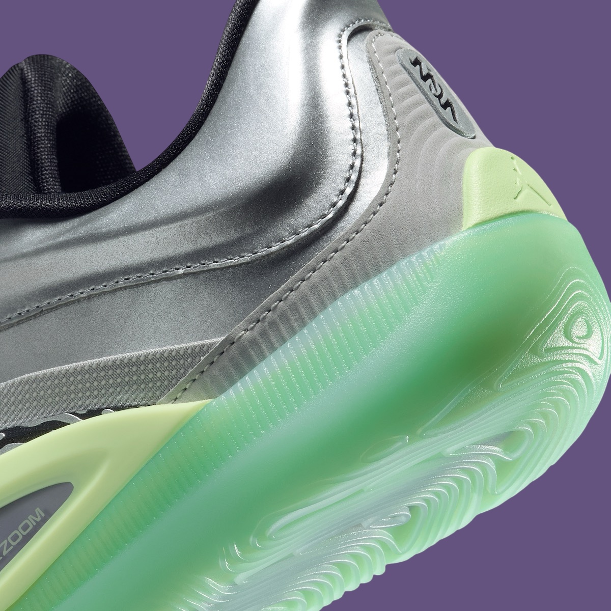 Jordan Zion 4 Grey Fog Barely Volt FB1802-005