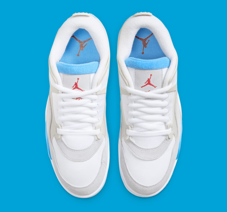Air Jordan 4 RM White University Blue FQ7939-104