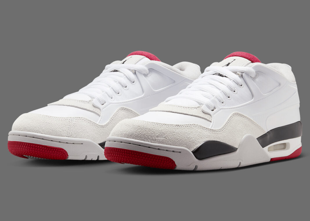 Air Jordan 4 RM White Varsity Red FQ7939-102