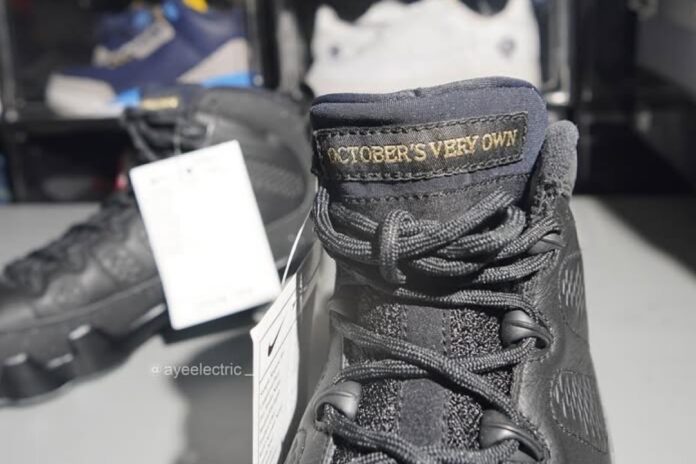 Drake OVO x Air Jordan 9 White Black Samples