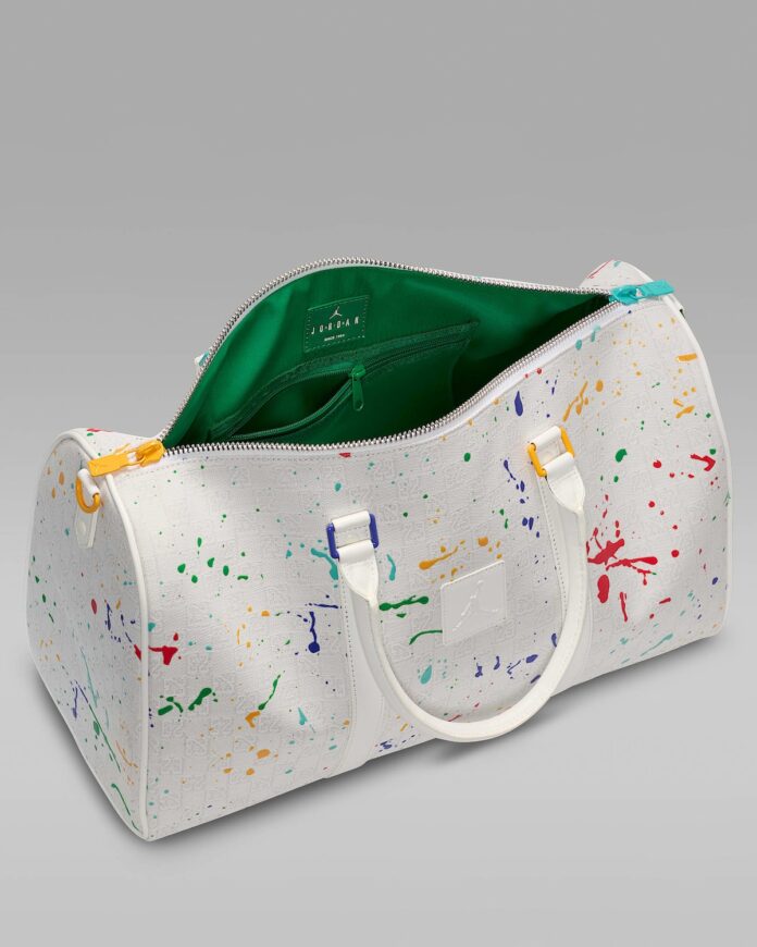 Jordan Monogram Duffle Bag Paint Splatter 2025