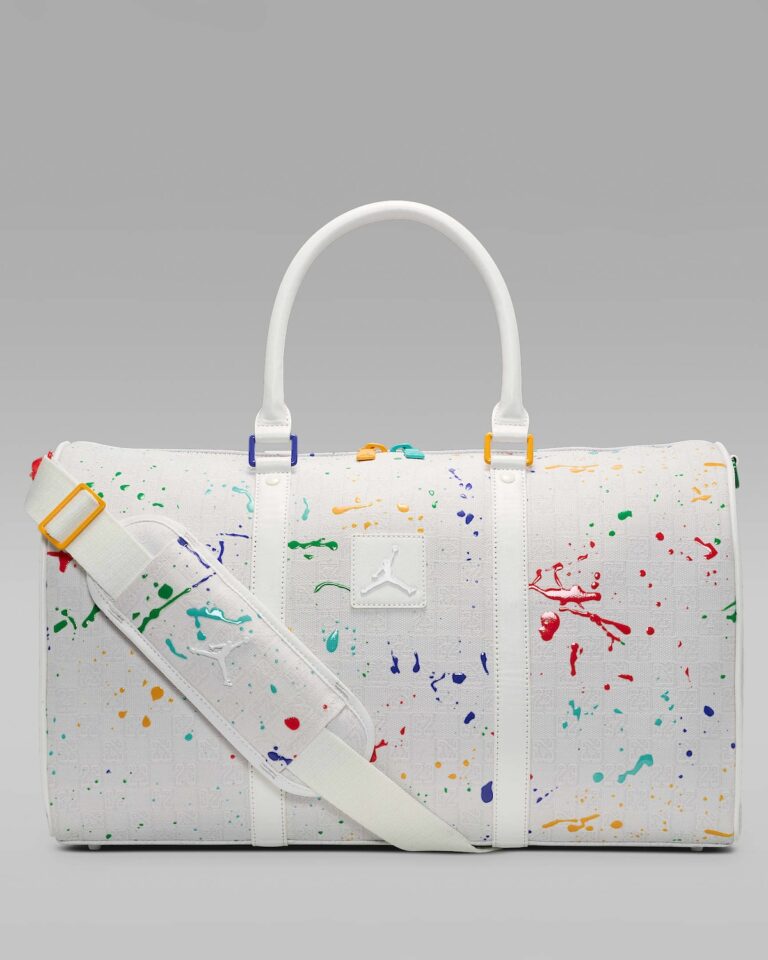 Jordan Monogram Duffle Bag Paint Splatter 2025
