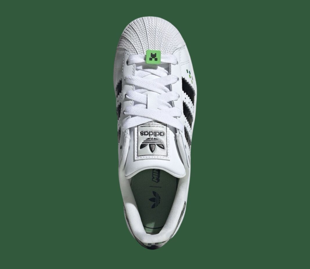 Minecraft x adidas Superstar Creeper JQ8749