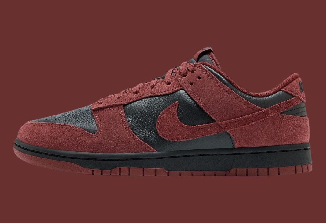 Nike Dunk Low Black Dark Team Red FQ8249-002