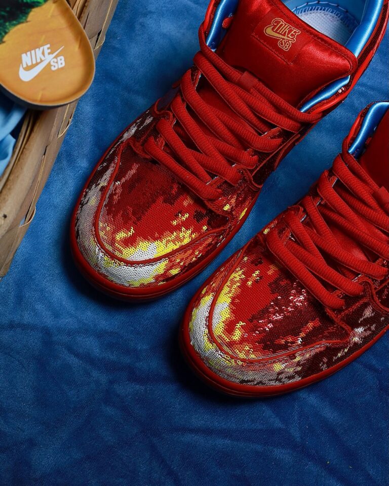 Wizard of Oz Nike SB Dunk Ruby Red Slippers Friends and Family