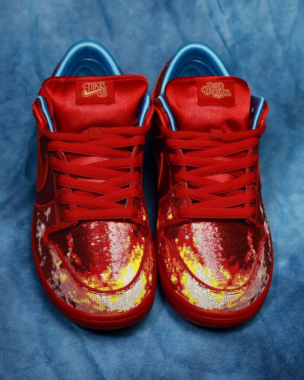 Wizard of Oz Nike SB Dunk Ruby Red Slippers Friends and Family