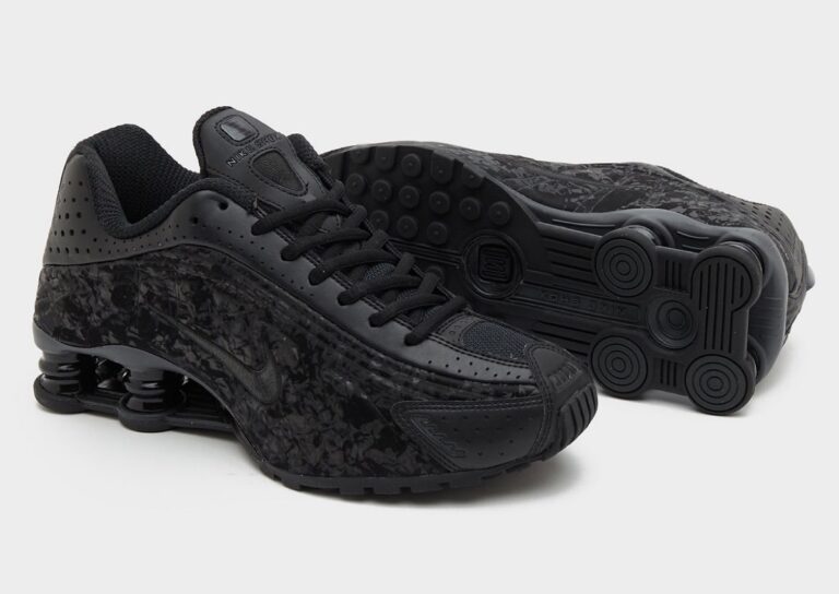 Nike Shox R4 Black Floral HV0934-002