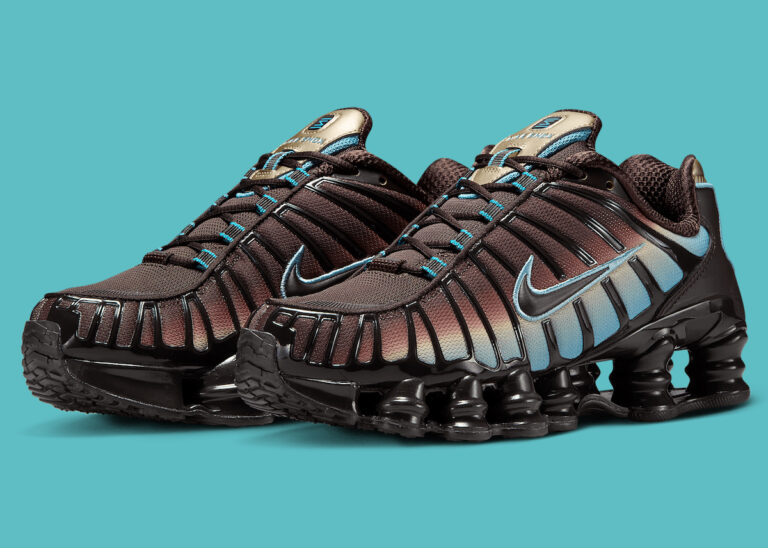 Nike Shox TL Velvet Brown Denim Turquoise IB4340-200