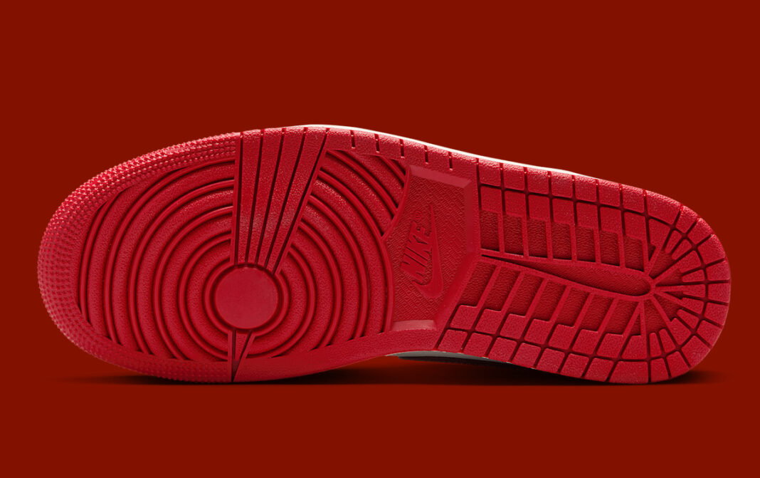 Air Jordan 1 Mid Red Cracked Leather HJ9337-106