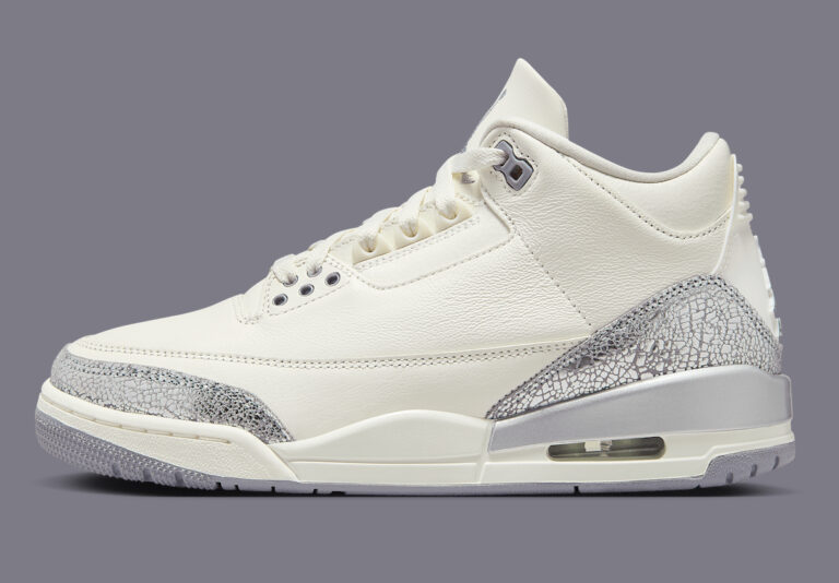 Air Jordan 3 Sail Metallic Silver CK9246-100