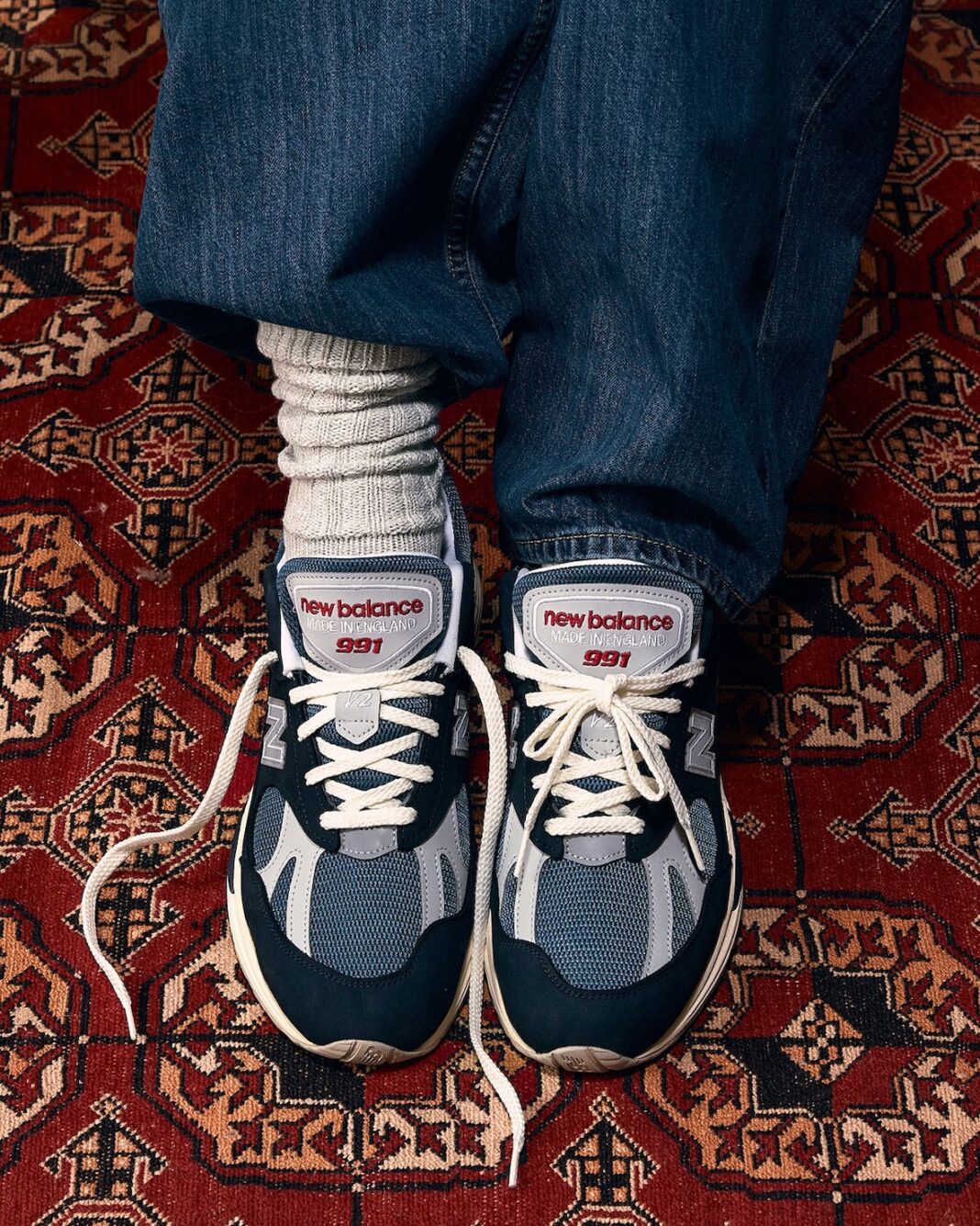 Kith New Balance 991v2 Vintage Sport