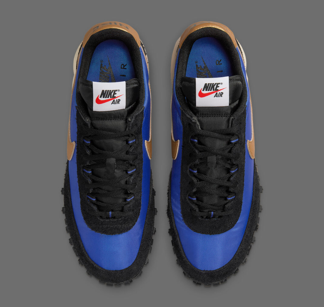 Nike Air Max Waffle Hyper Blue Metallic Gold FV6946-400