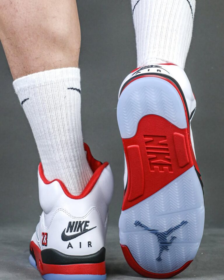 Air Jordan 5 Fire Red Black Tongue HQ7978-101