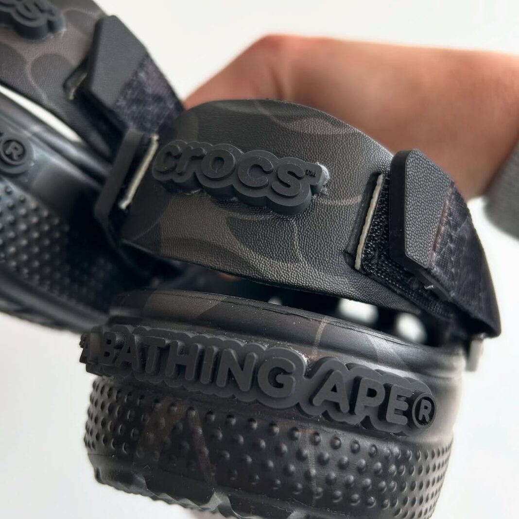 Bape Crocs Black Camo Friends and Family