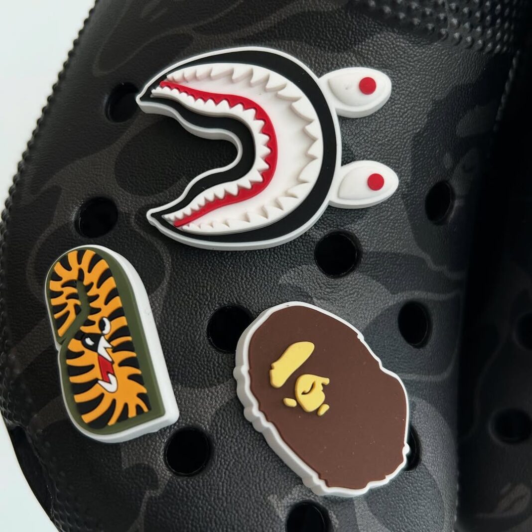 Bape Crocs Black Camo Friends and Family